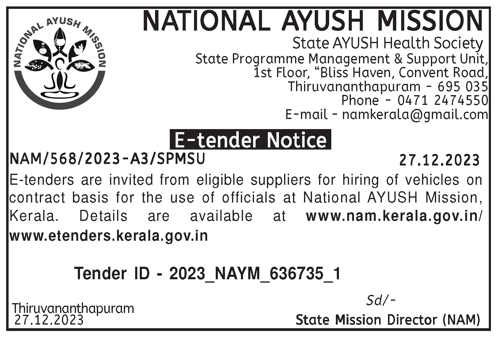 National AYUSH Mission is a Centrally Sponsored Scheme under the ...